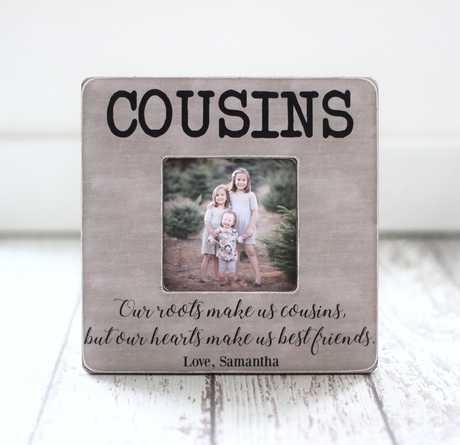 Cousin Gift Picture Frame Cousins Best Friends Family Personalized Gift ...