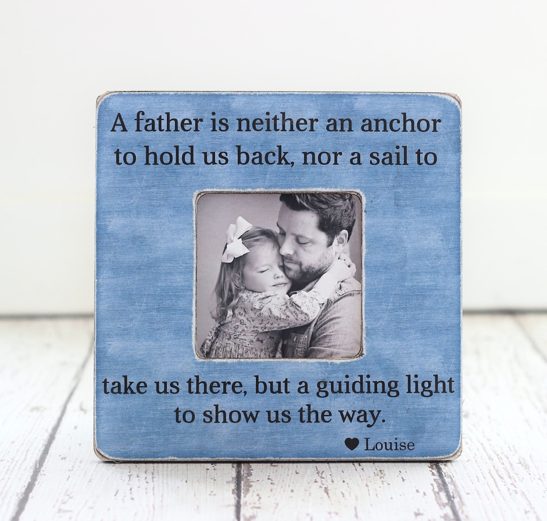 Personalized Picture Frame for Dad Gift Personalized Picture Frame A ...