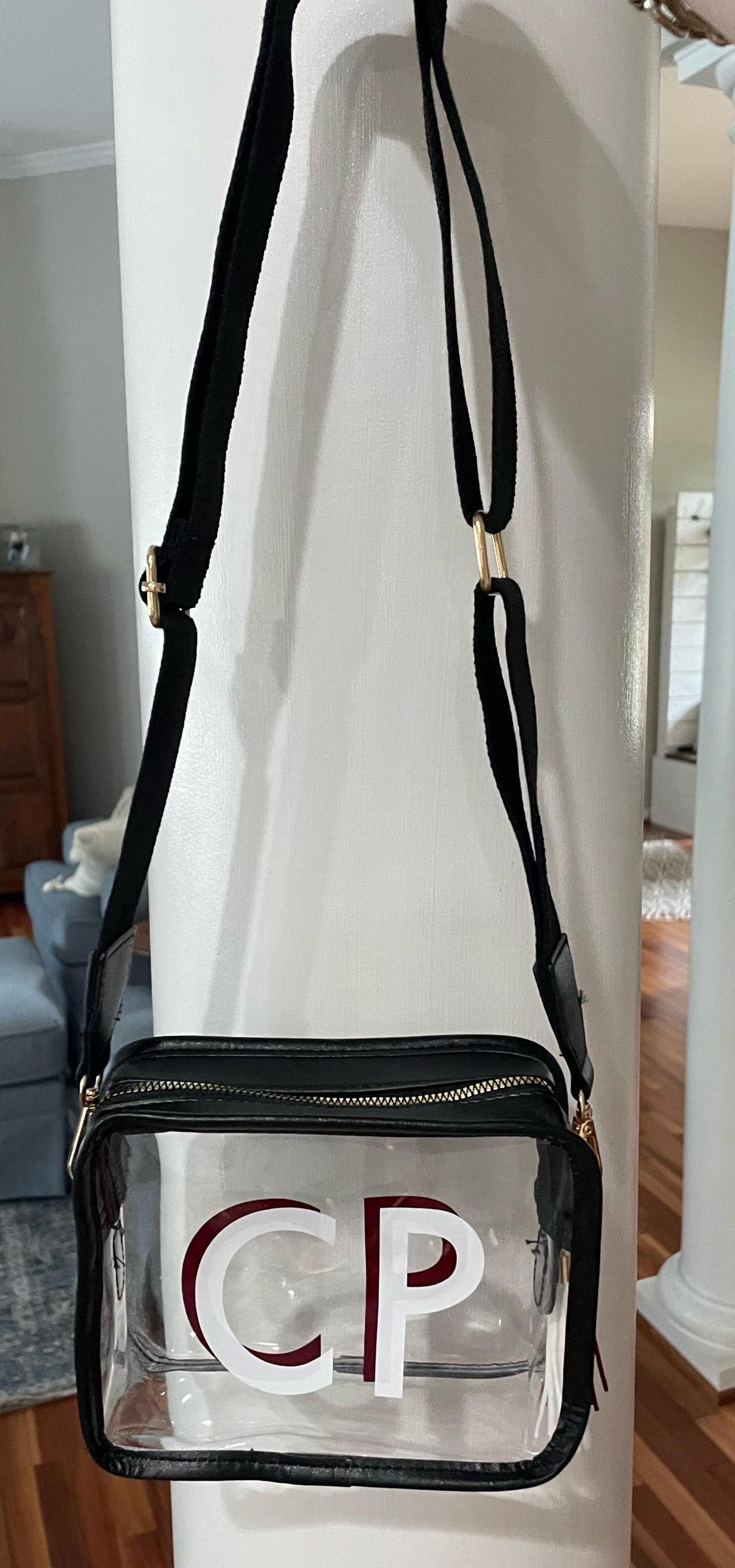 Clear Crossbody Bag, Stadium Approved Crossbody Purse, Game Day Bag ...