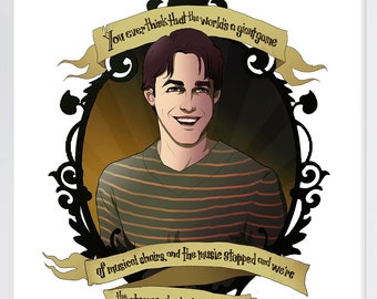 Buffy the Vampire Slayer - Xander Harris Original Painting (poster ...