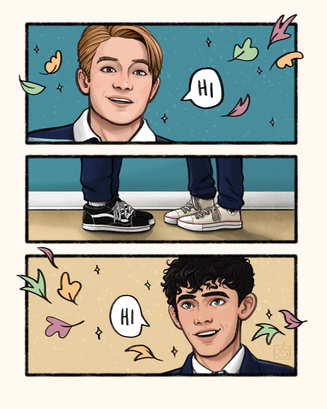 Hi! Hi! [heartstopper] PRINT - Etsy