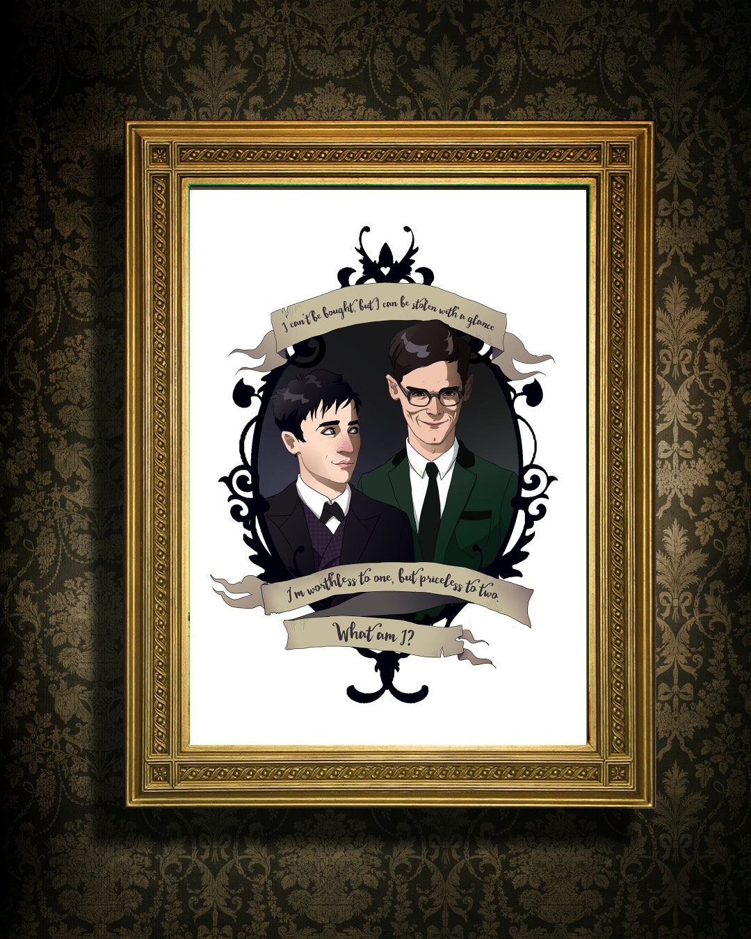 Oswald and Ed [gotham] Print - Etsy