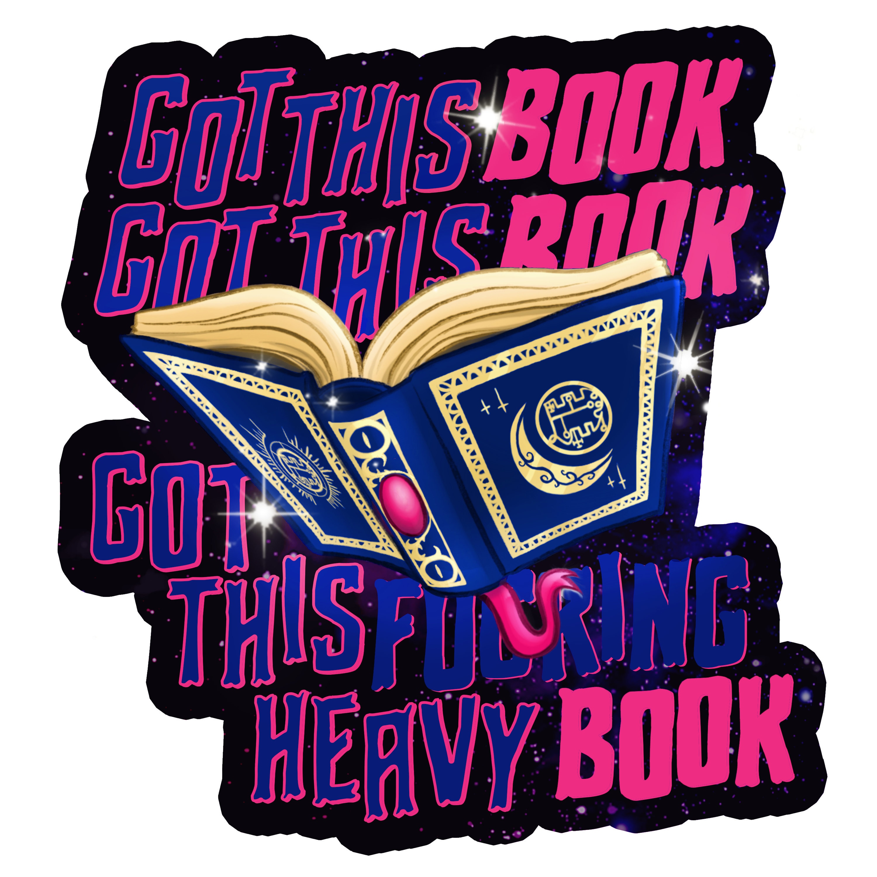 Heavy Book [helluva Boss] STICKERS - Etsy