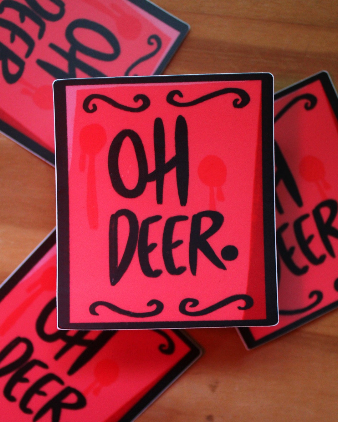 Oh Deer - Alastor [hazbin Hotel] STICKERS - Etsy