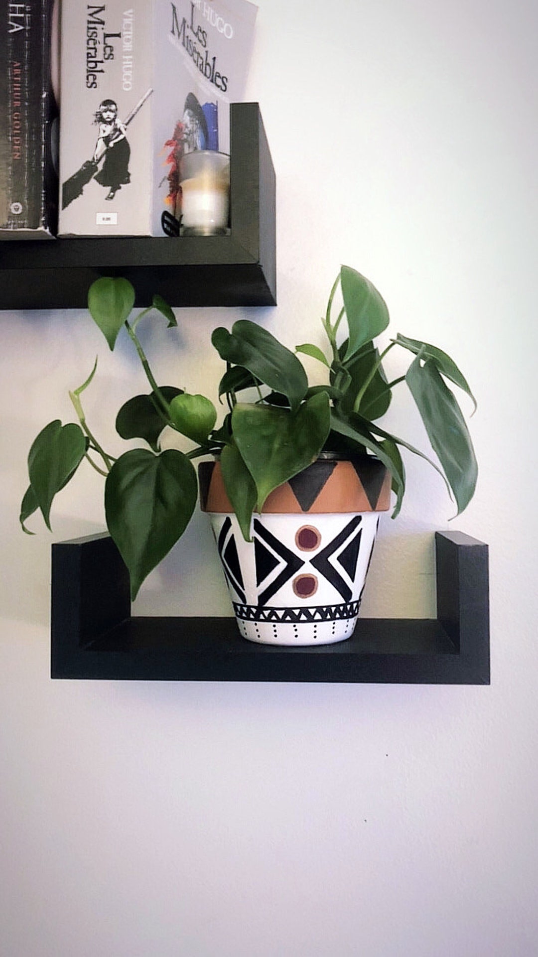 Aztec Pattern Plant Potters - Etsy