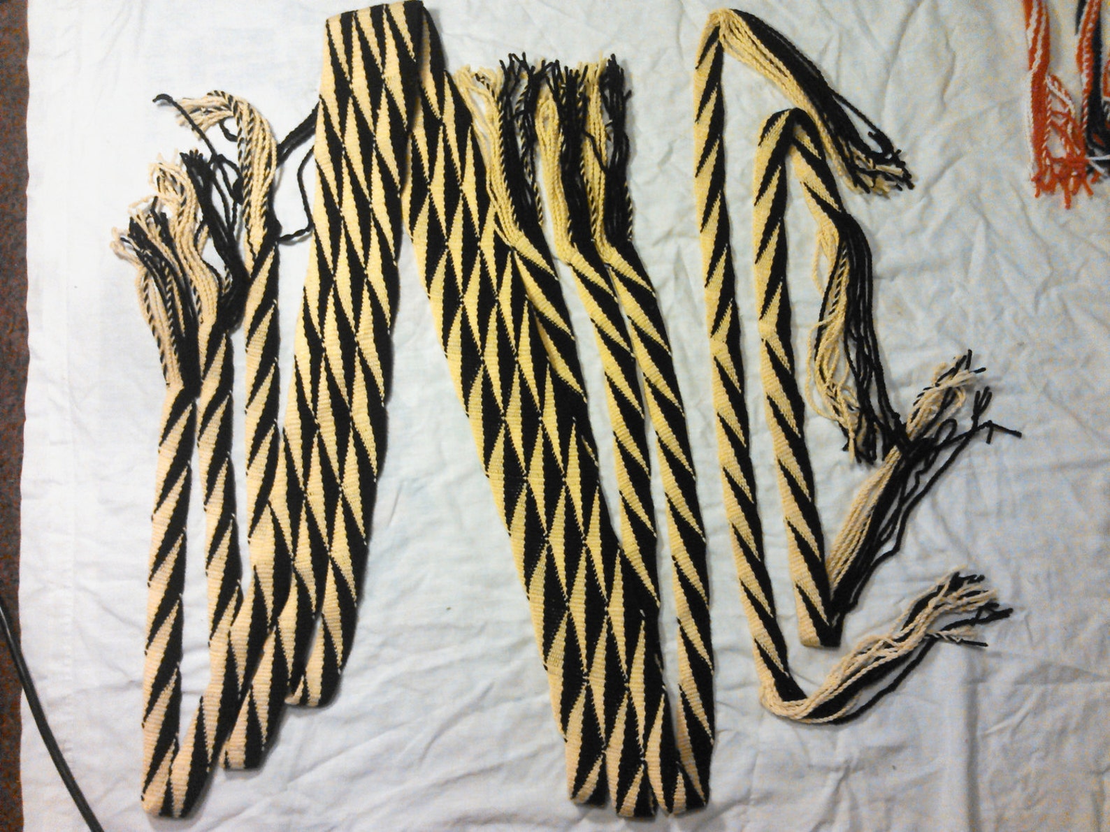 Sash Garter Dance Set, Native American Fingerwoven Style - Etsy