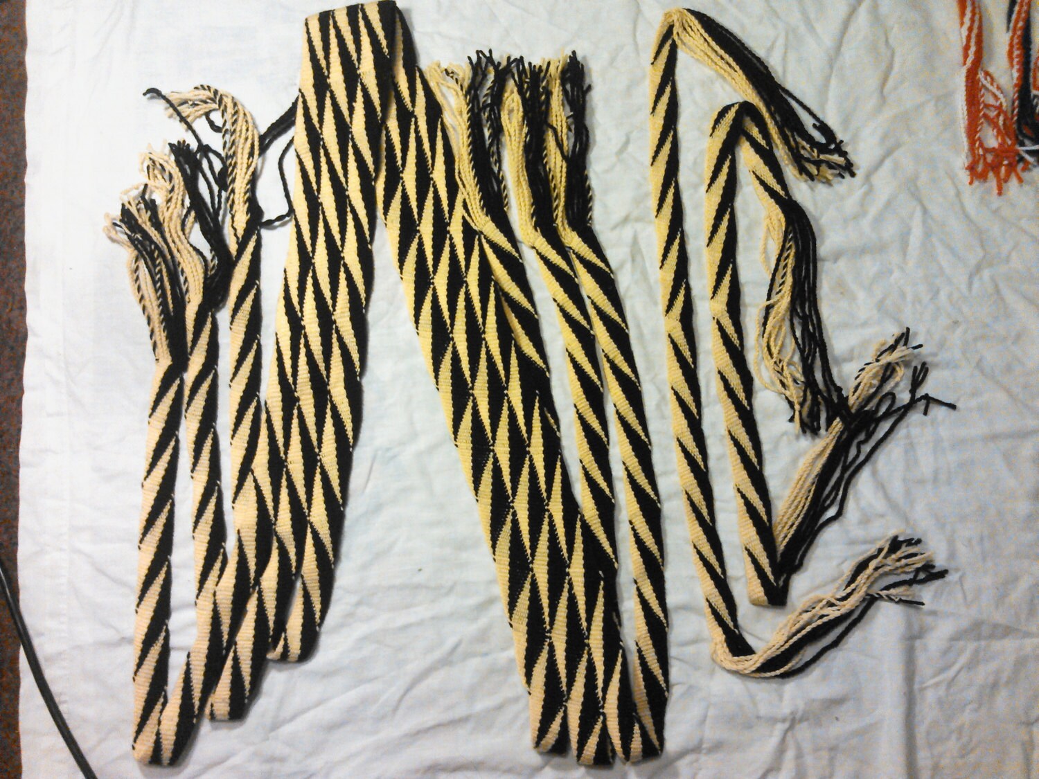 Sash Garter Dance Set, Native American Fingerwoven Style - Etsy