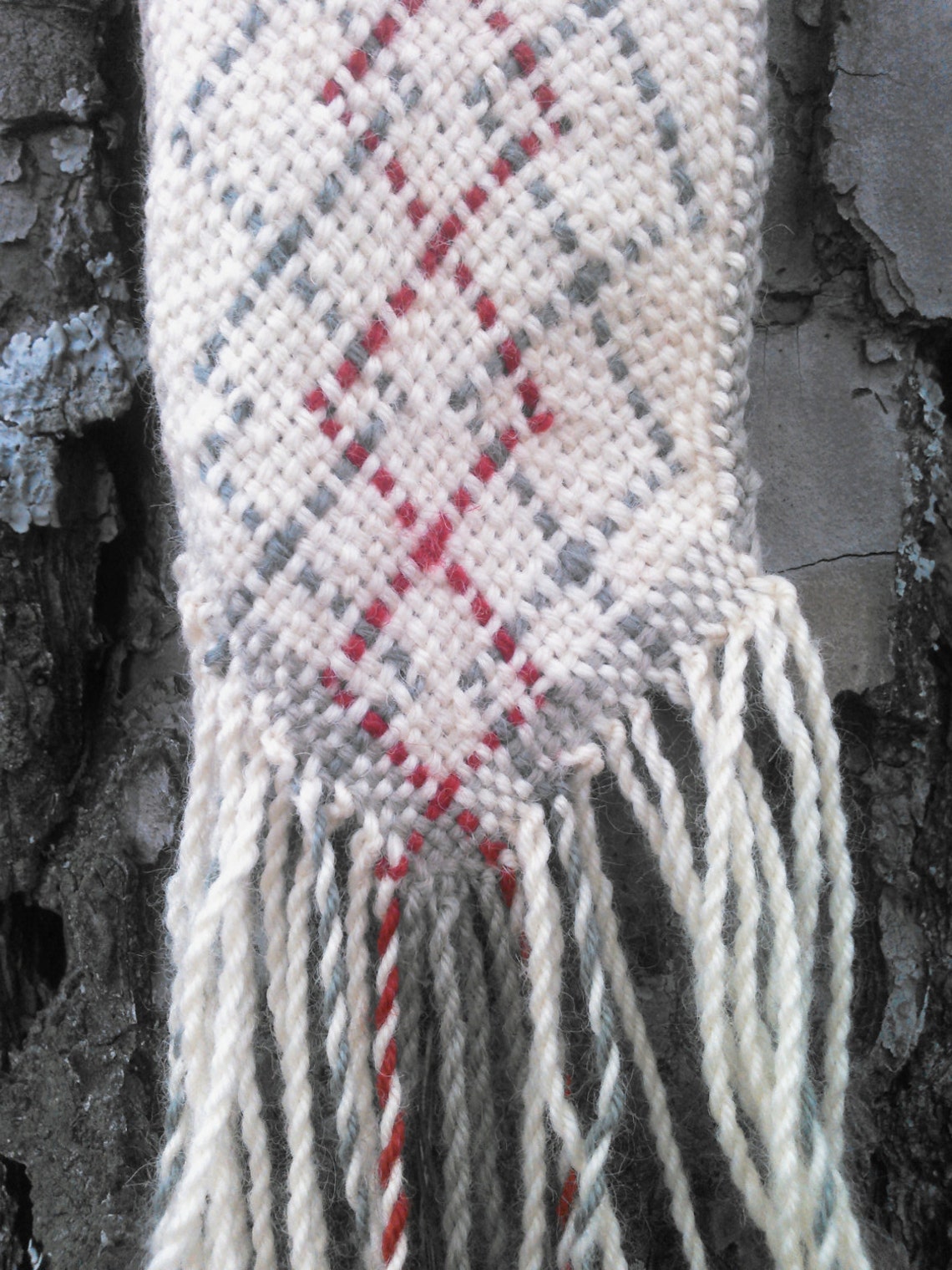 Wool Sash Oblique Openface Native American Fingerwoven Style - Etsy