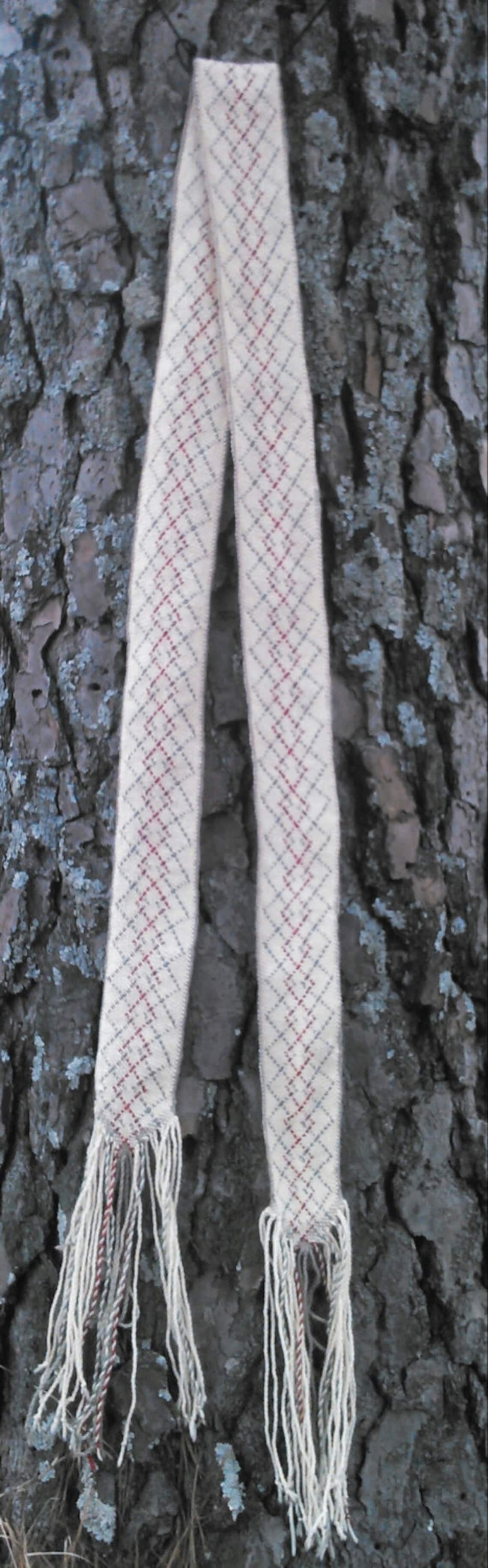 Wool Sash Oblique Openface Native American Fingerwoven Style - Etsy