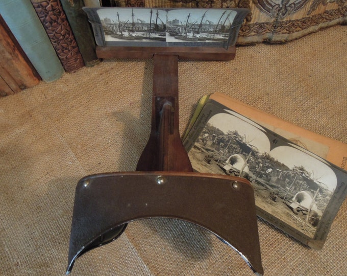 Antique Stereoscope Viewer / Stereoscopic Viewer / 3D Photo Viewer ...