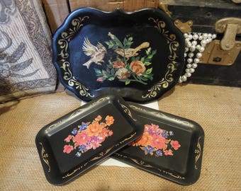 Toleware tray | Etsy