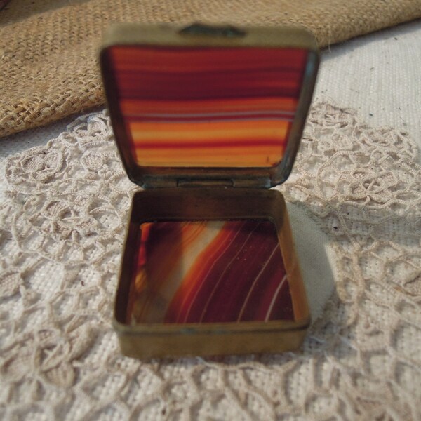 Antique Pill Box - Etsy