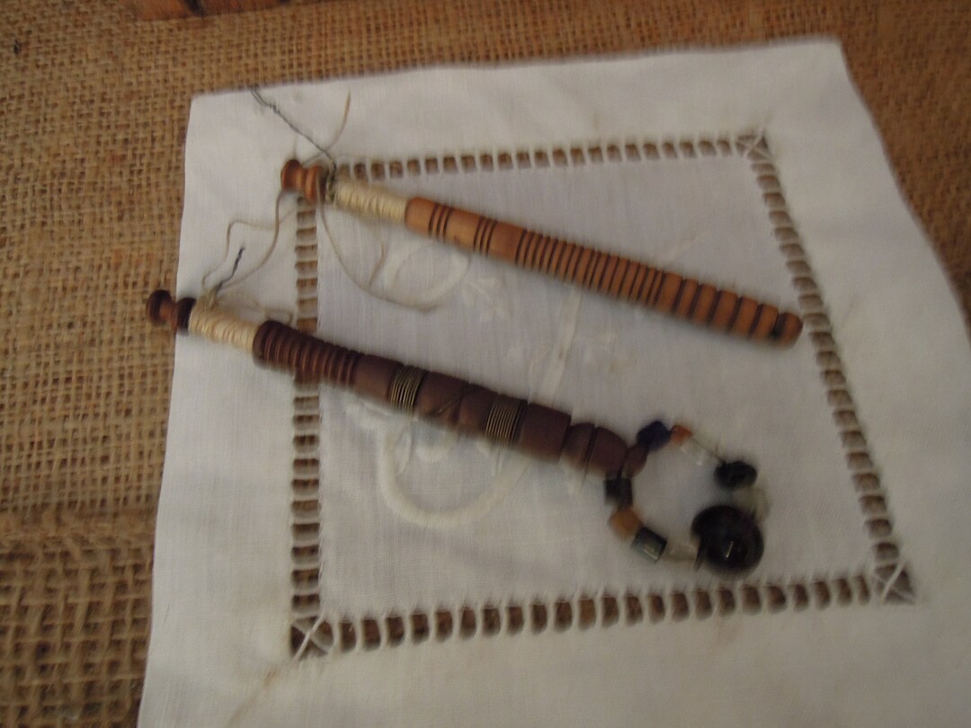 Vintage Pair of Victorian Lace Making Bobbin / Antique Two - Etsy