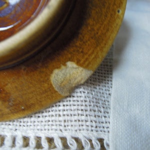 Antique English Slipware Teapot / Small Brown Pottery Teapot / Vintage ...
