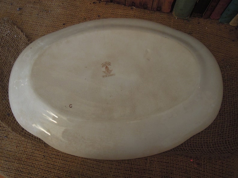 Vintage T & R Boote Platter / Arlington Waterloo Potteries / - Etsy
