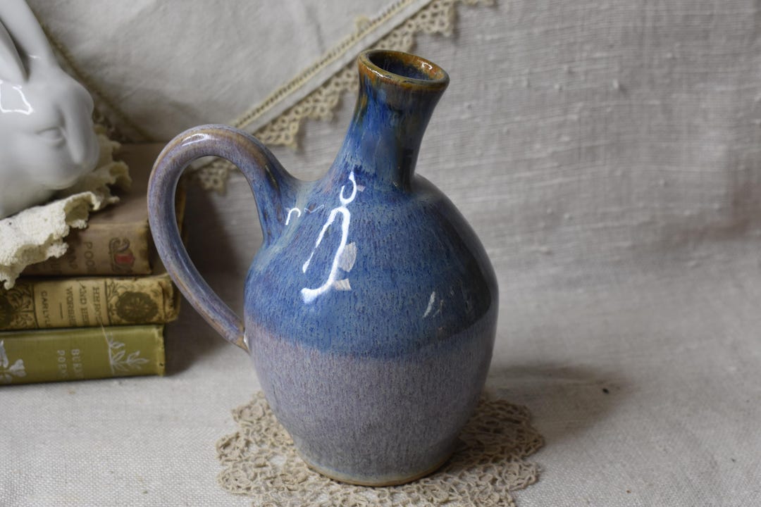 Vintage Sunset Canyon Pottery / Signed Studio Pottery / Blue Glaze ...