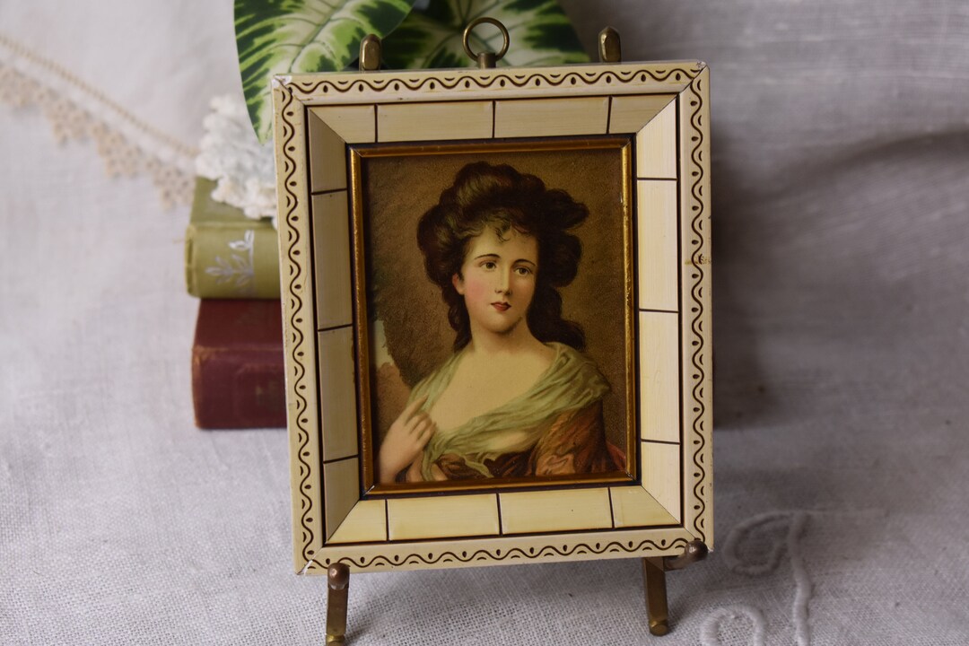 Vintage Picture of Lady / Picture of Mrs. Sheridan by Thomas ...