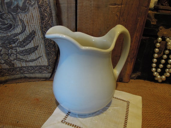 Vintage Small Ironstone Pitcher / Ironstone Creamer / Shenango - Etsy