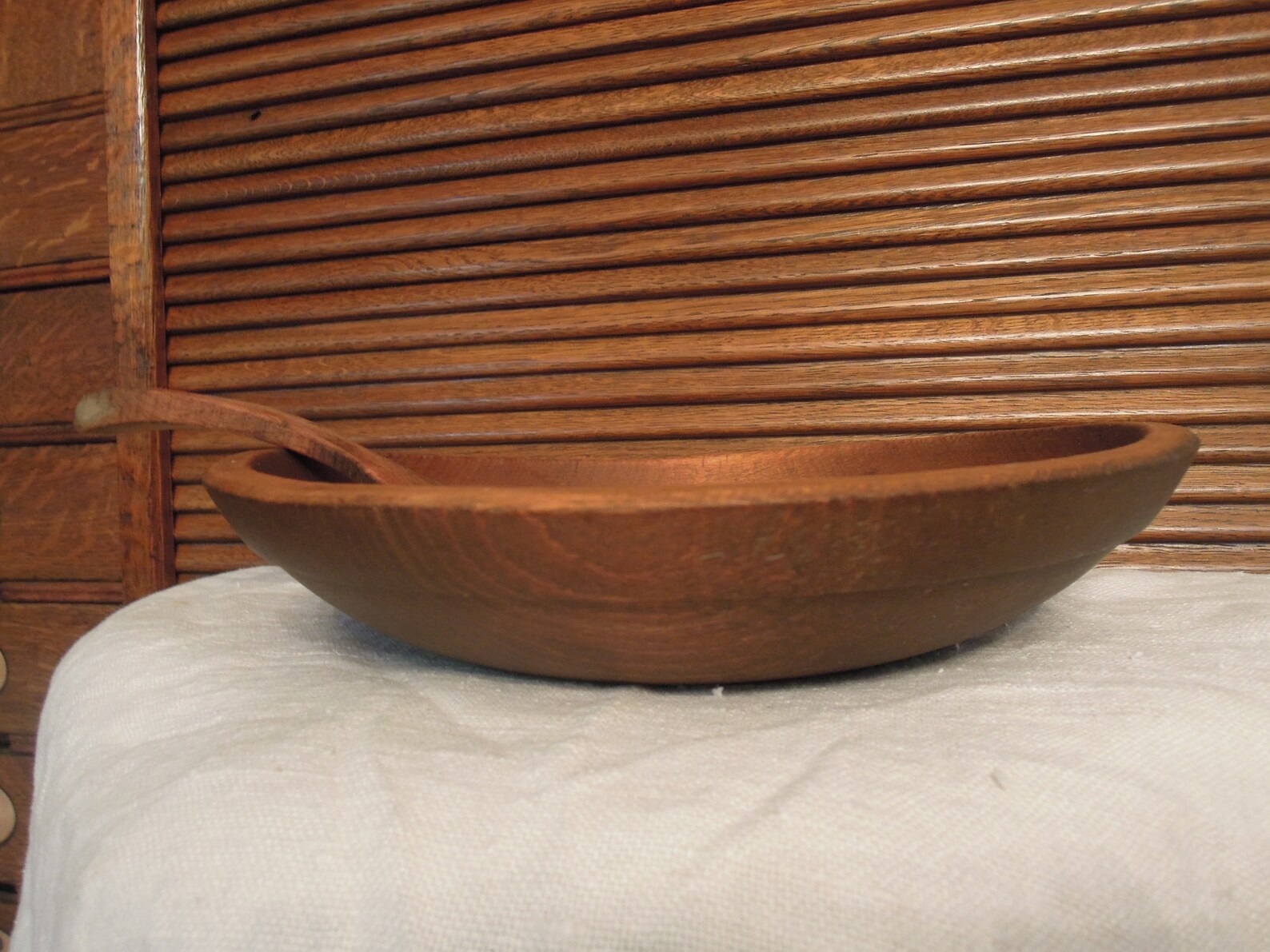 Antique Wood Butter Bowl and Paddle Spoon / Vintage Wooden | Etsy