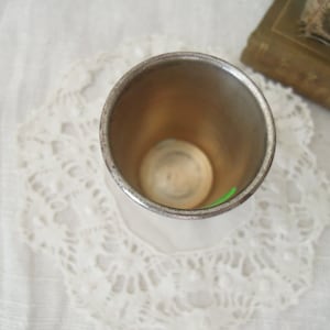 Vintage Large Thimble / "just a Thimbleful" 2 Oz Silver Plate Thimble ...