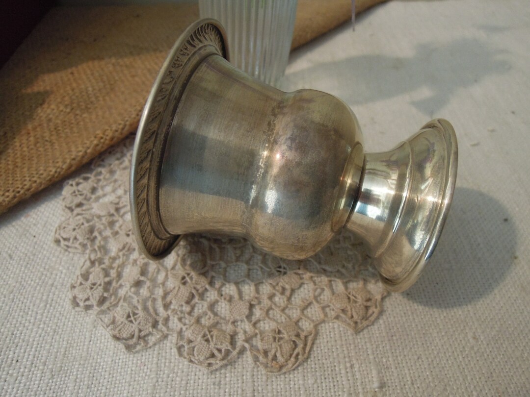 Vintage Sterling Silver Tooth Pick Holder / Little Silver Urn Tooth ...