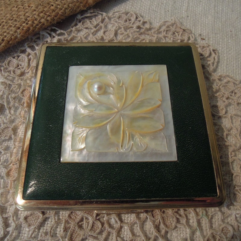 Pearl Compact - Etsy