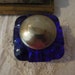 Vintage Glass Blue Ink Well / Square Ribbed Glass Inkwell - Etsy