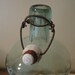 Antique Karl Hutter Glass Bottle / Antique Water Bottle Blue Glass With ...