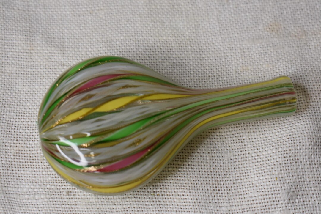 Vintage Murano Art Glass / Fratelli Toso Ribbon Art Glass / Collectible ...