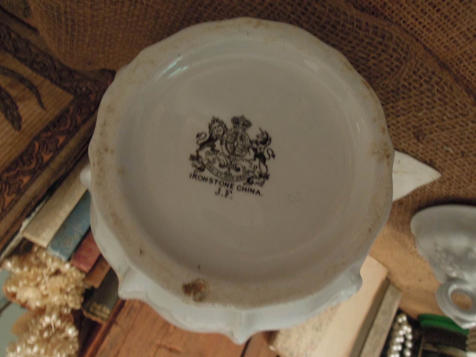 Vintage Jacob Furnival Ironstone Tea Pot / Antique English - Etsy