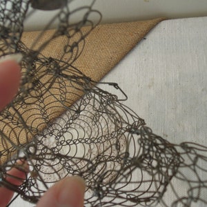 Vintage Chicken Wire Egg Basket / Wire Gathering Basket / Chicken Wire ...