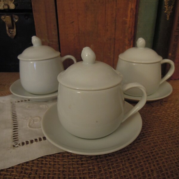 White Porcelain Pot - Etsy