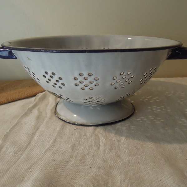 Enamel Colander - Etsy