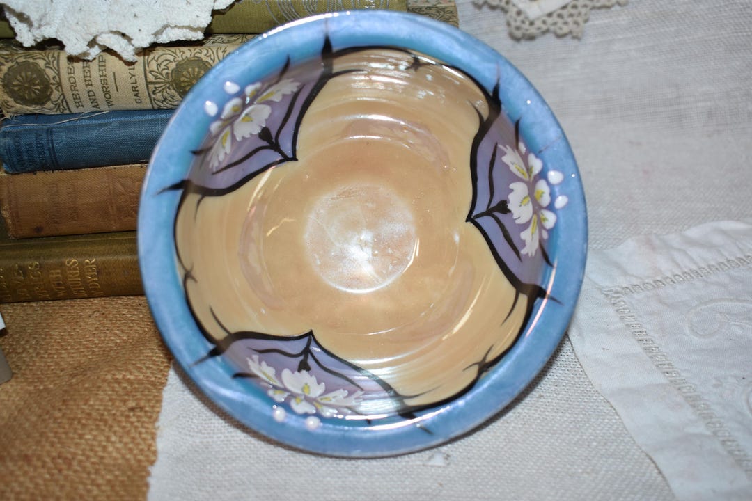 Vintage Lusterware Dish / Iris Pattern Lusterware / Made in Japan - Etsy