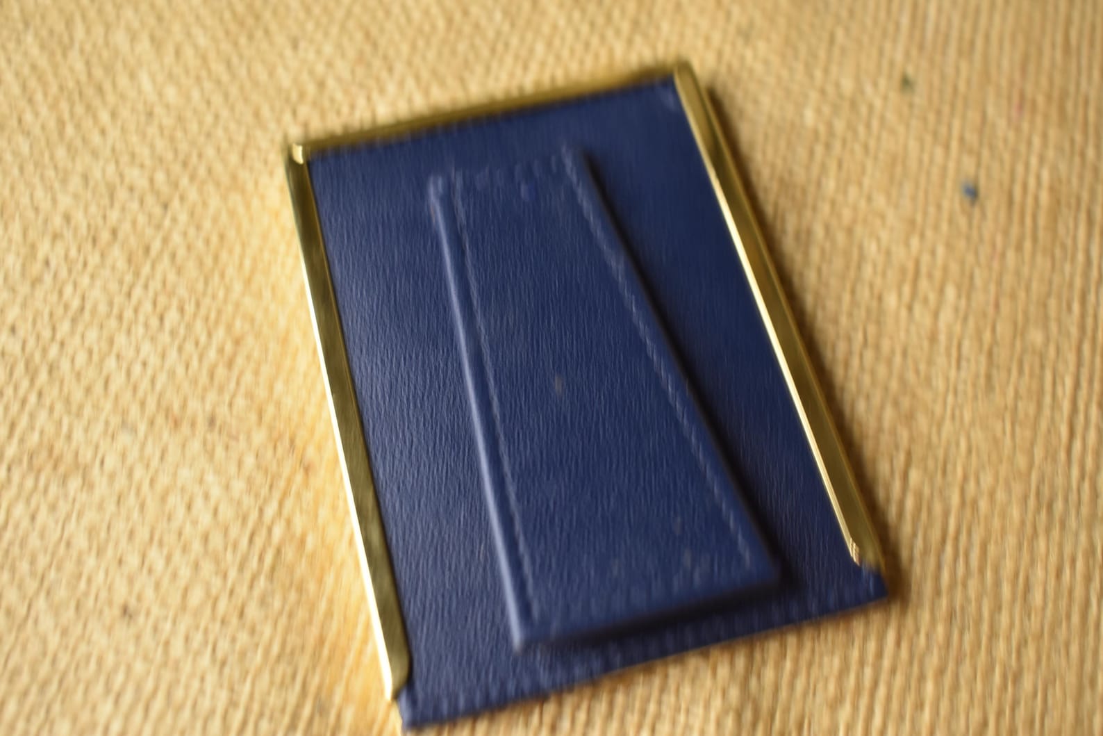 Vintage Halcyon Days Enamels Picture Frame / Floral Enamel Mat in Mini ...