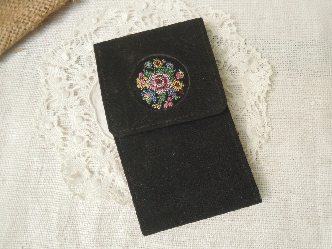 Vintage Floral Petite Point Manicure Kit / Petite Point Manicure Kit ...