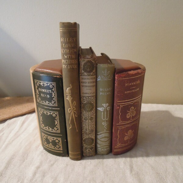 Leather Bookends - Etsy
