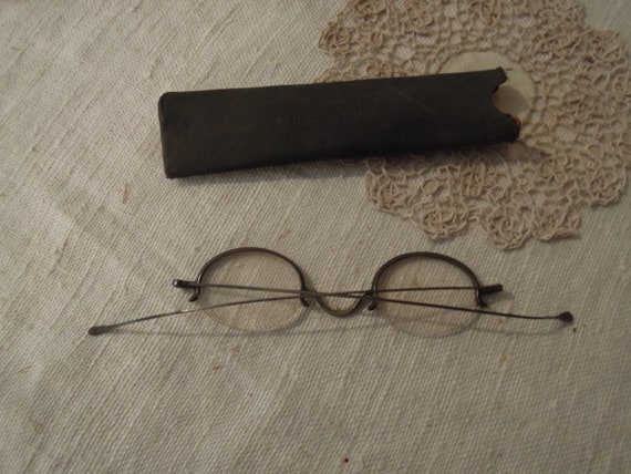 Antique Half Rim Spectacles / Early 1800’s Reading Sp… - Gem