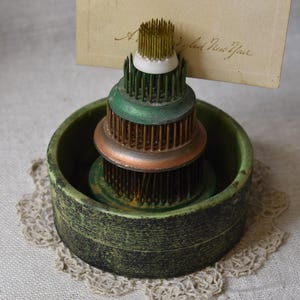 Vintage Four Metal Flower Frogs / Vintage Post Card / Flower Frog ...