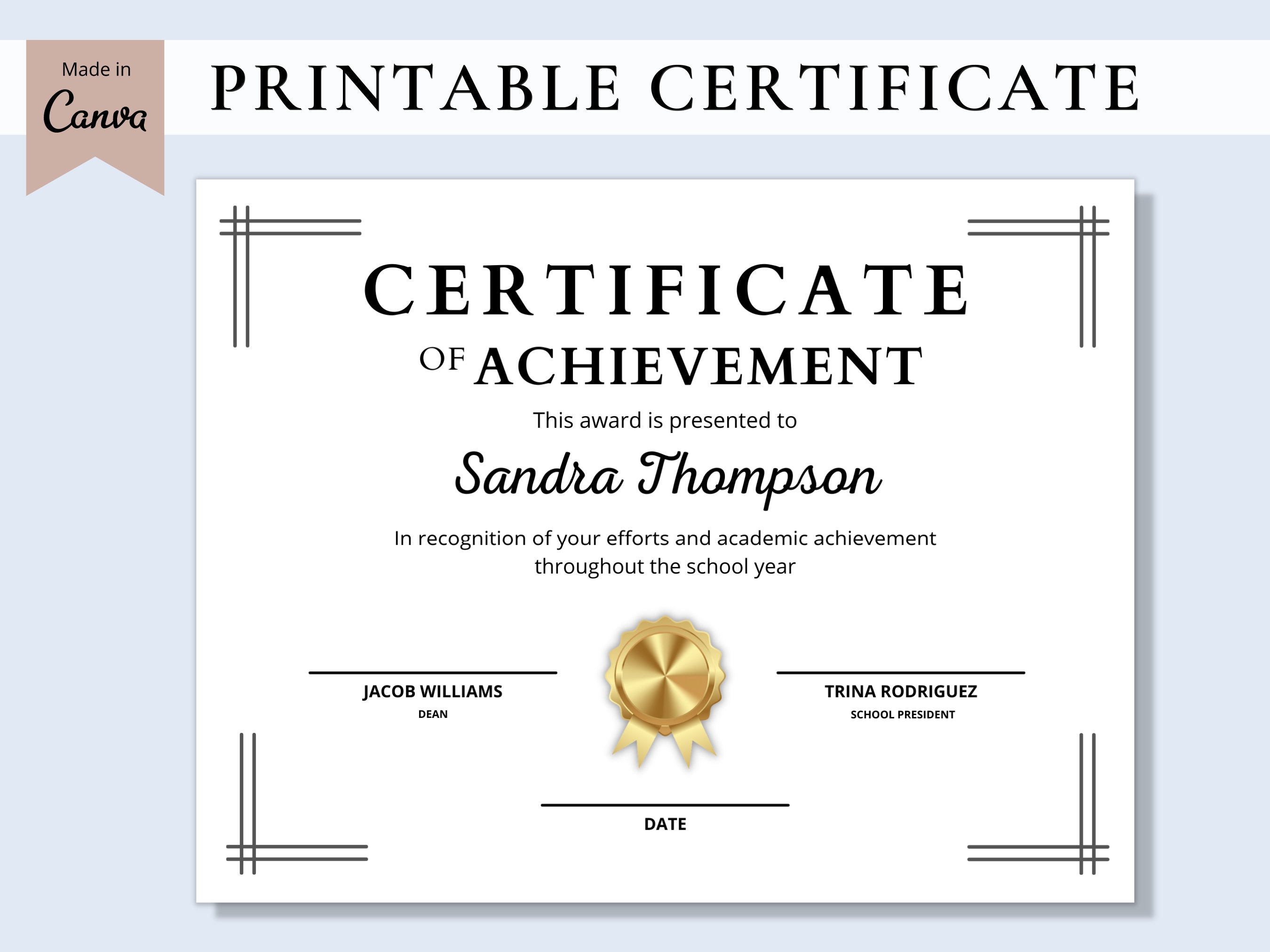 Free Printable Recognition Awards