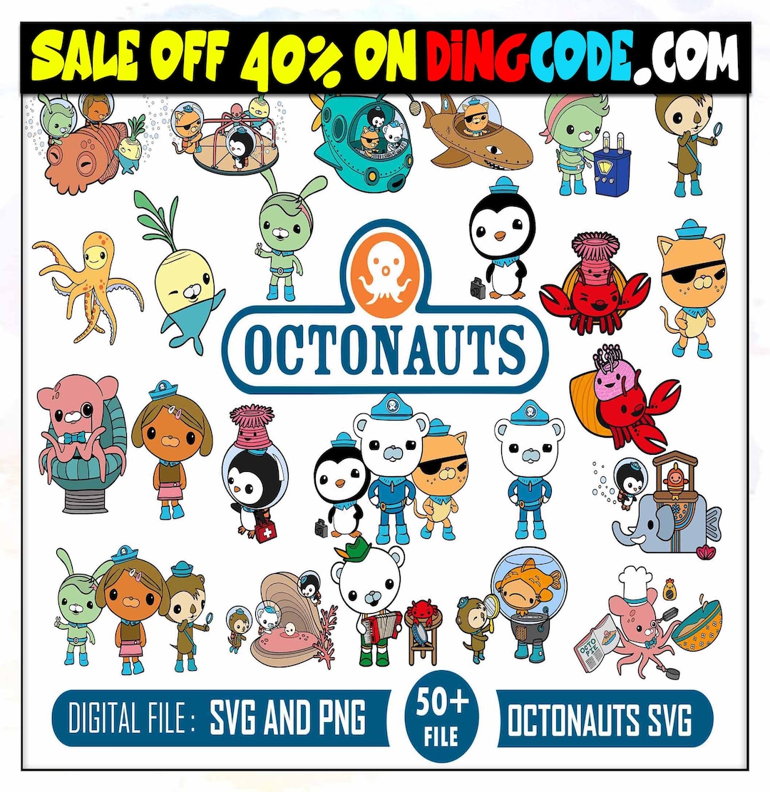 Octonauts Svg for Cricut, Octonauts Png, Cartoon Svg, Octonauts Clipart ...