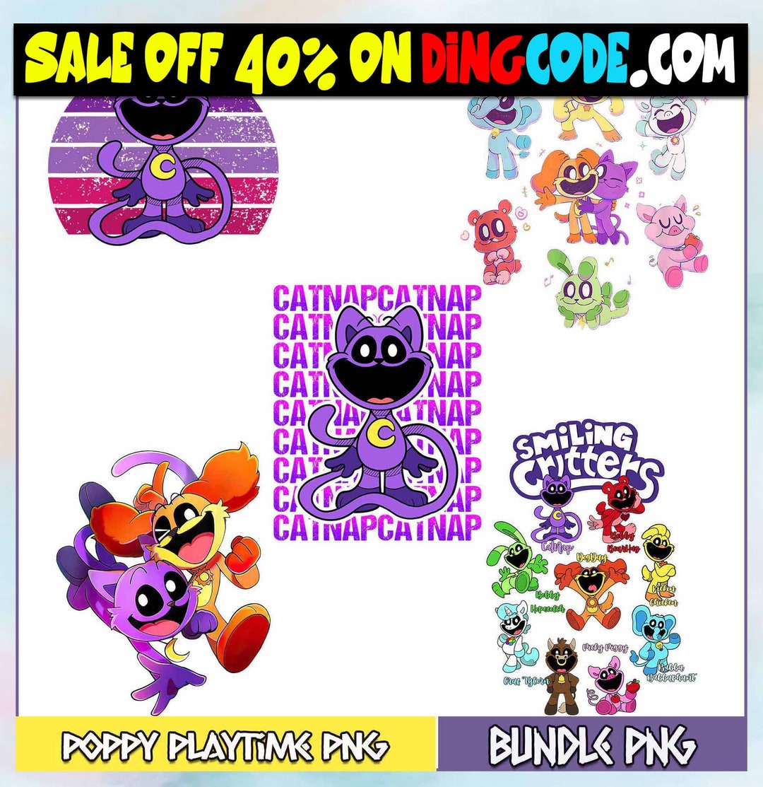 Poppy Playtime Smiling Critters Png, Poppy Playtime Svg, Characters Svg ...