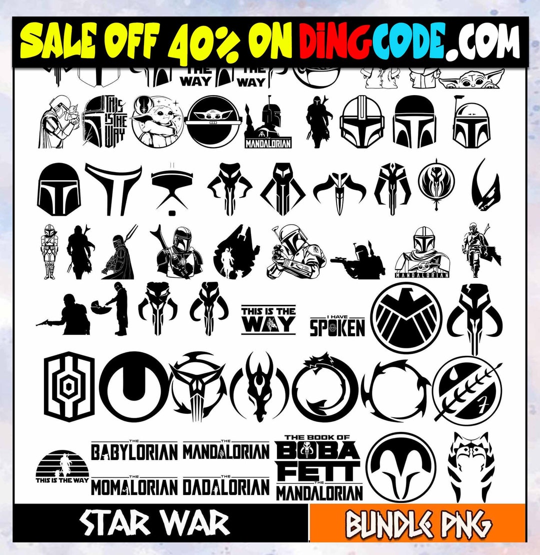 Mega Star Wars Bundle Svg, Cartoon Budle Png, Svg Files for Cricut ...