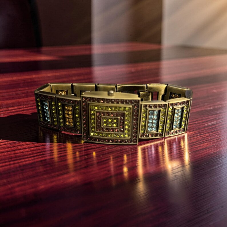 Vintage Heidi Daus Bracelet Watch/bracelet in Original Box, Watch Face ...