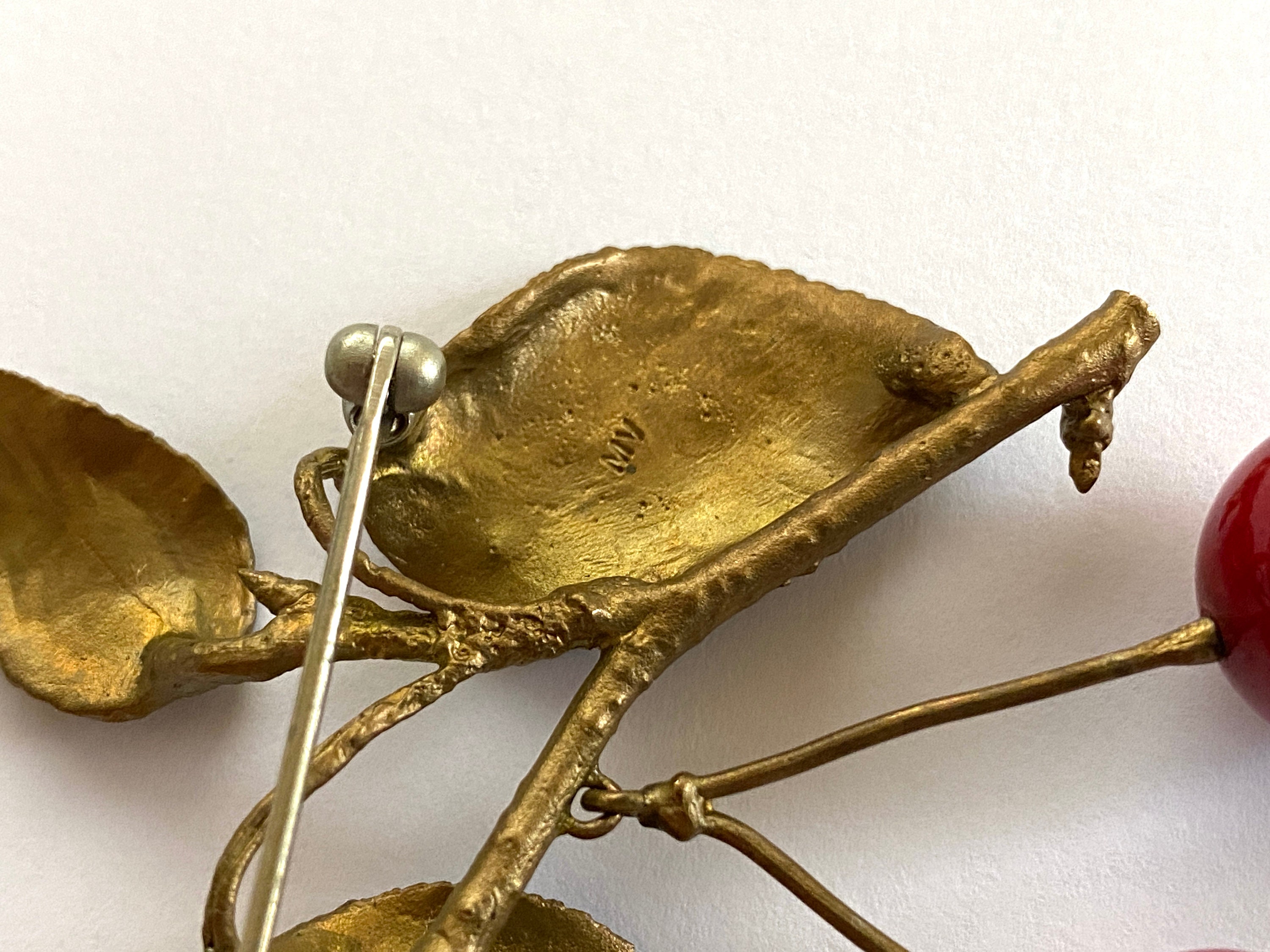 Silver Seasons Brooch by Artist Michael Michaud, Handcrafted Green Tint ...