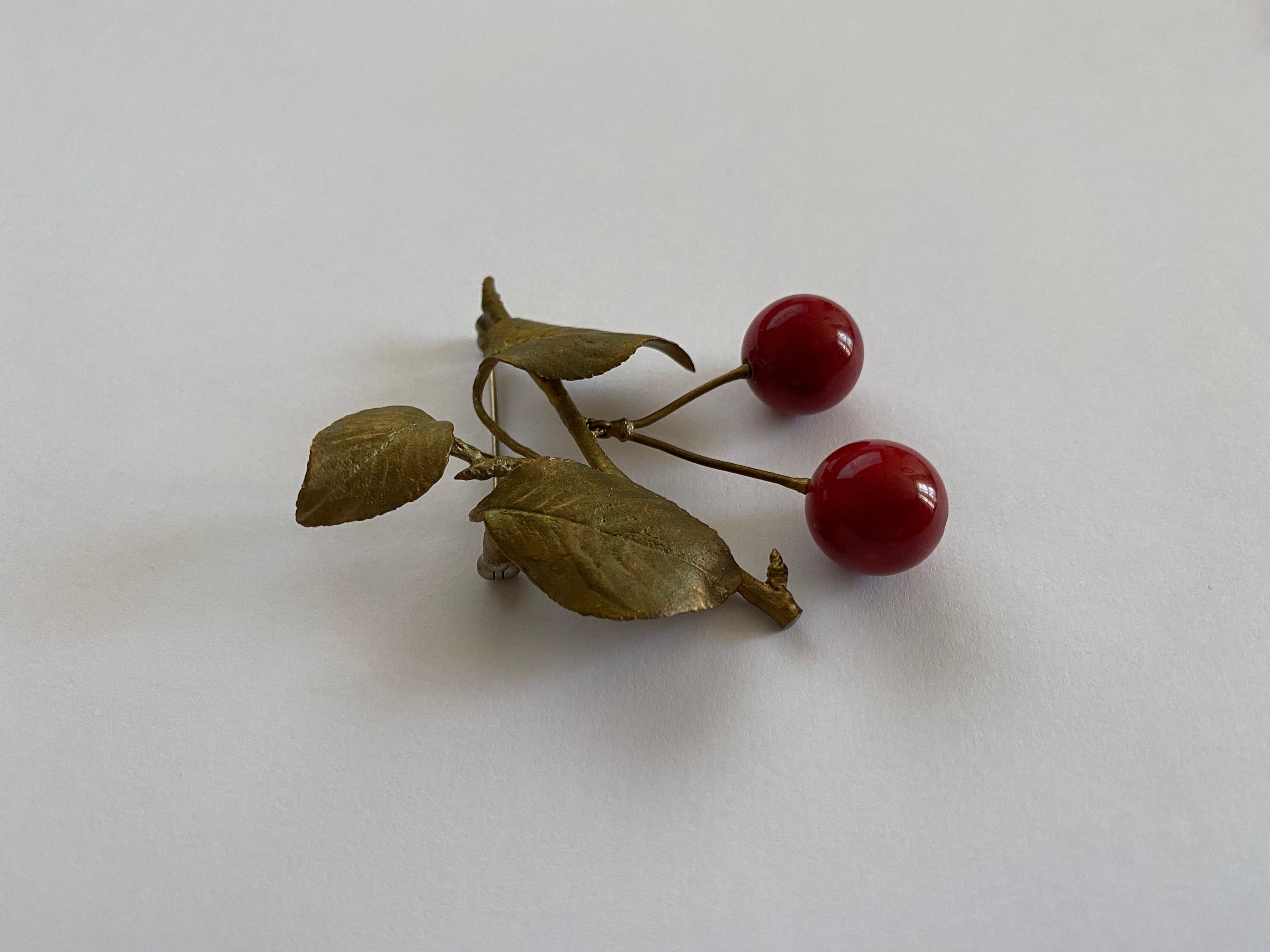 Silver Seasons Brooch by Artist Michael Michaud, Handcrafted Green Tint ...
