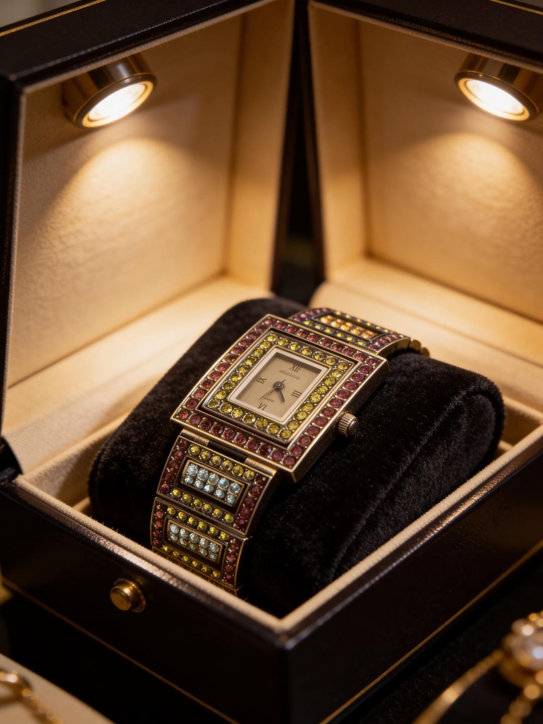 Vintage Heidi Daus Bracelet Watch/bracelet in Original Box, Watch Face ...