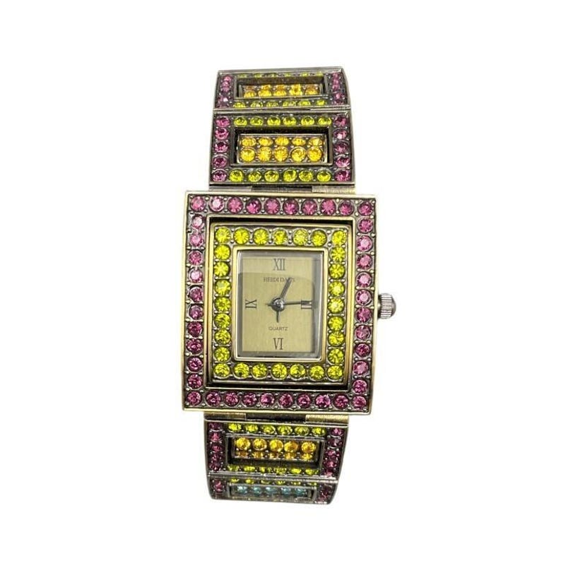 Vintage Heidi Daus Bracelet Watch/bracelet in Original Box, Watch Face ...