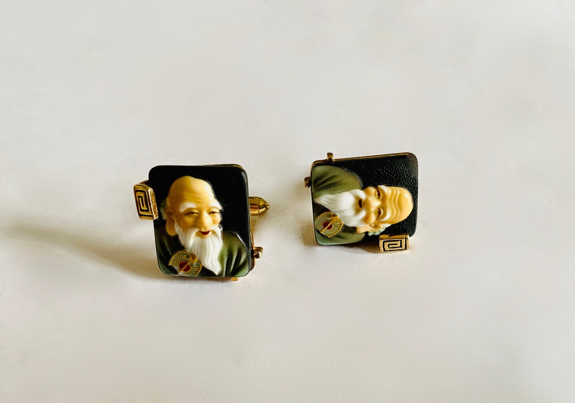 Vintage Swank Oriental Dynasty Collection Cuff Links, Japanese ...
