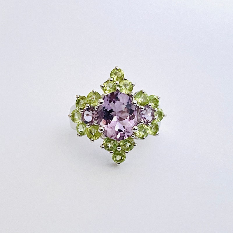 Amethyst and Peridot - Etsy